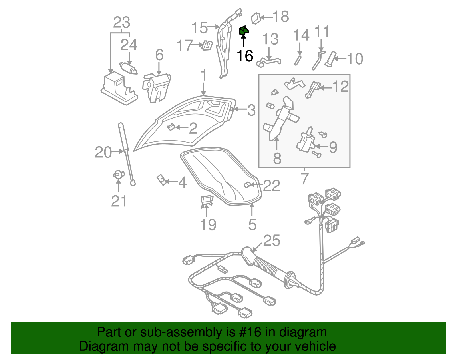 2006-2010 Volkswagen Beetle Hinge Upper Stop 1C0-827-589-A | Wolfsburg ...
