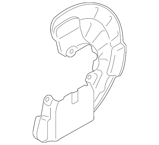 2007-2018 Volvo Splash Shield - Driver's Side (LH) 30681690 ...