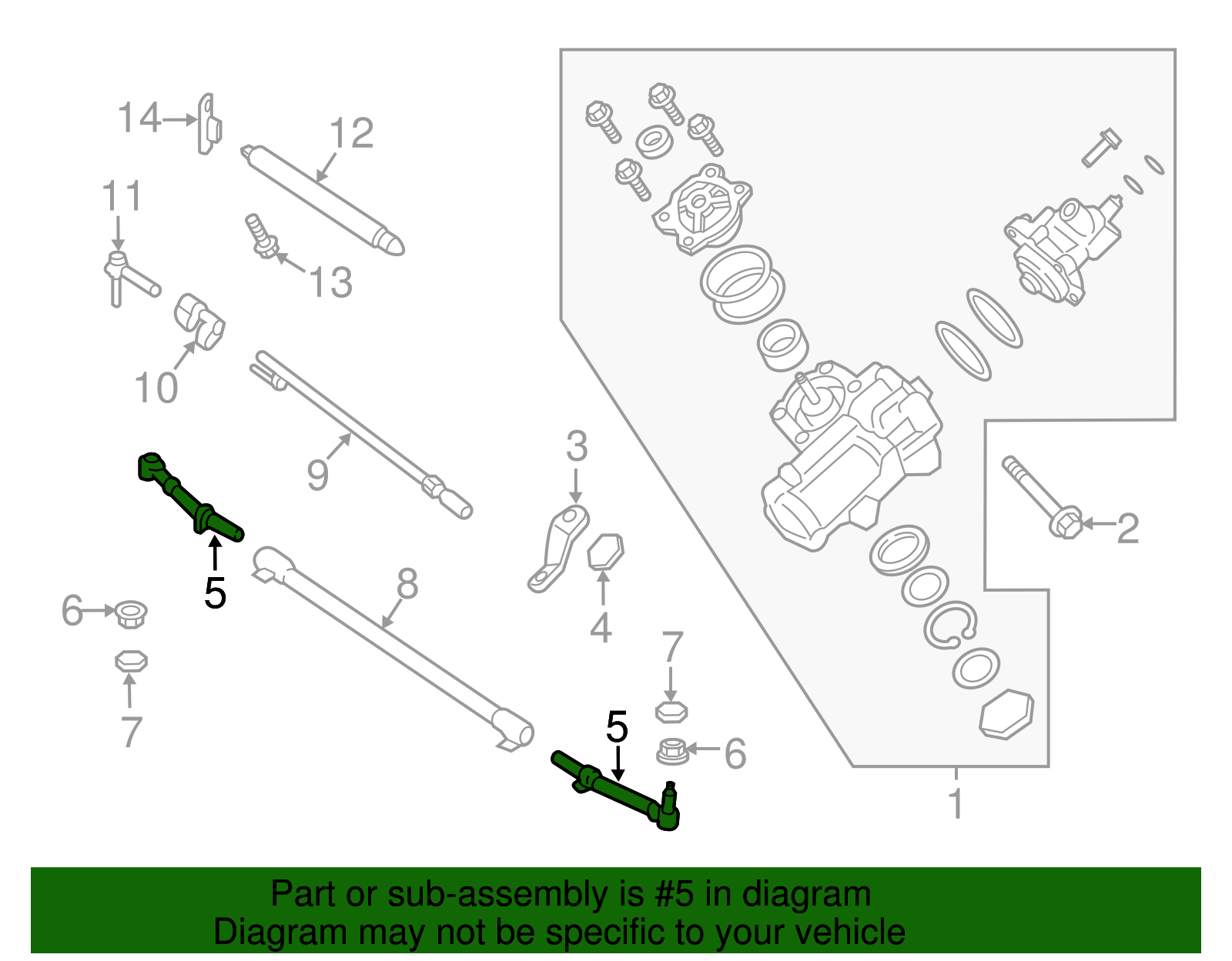2011-2022 Ford Steering Tie Rod End HC3Z-3A131-G | OEM Parts Online