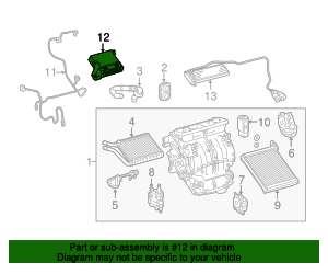 2011-2012 Lexus CT200h Amplifier 88650-76110 | OEM Parts Online