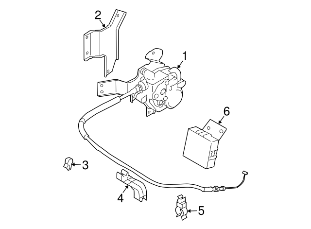 2003-2008 Subaru AC Line Retainer Clip 909205036 | Subaru Parts Store