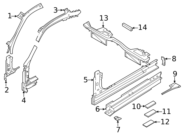 992-809-277-Y-GRV - Rocker Panel Molding Trim Insert 2020-2024 Porsche ...