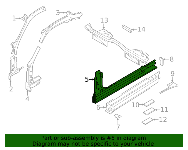 2020-2024 Porsche 911 Rocker Panel 992-802-256-FY-GRV | Porsche Marin