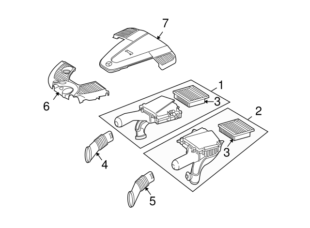 2003-2014 Mercedes-Benz Engine Cover 275-010-03-67 | AutoNationParts.com