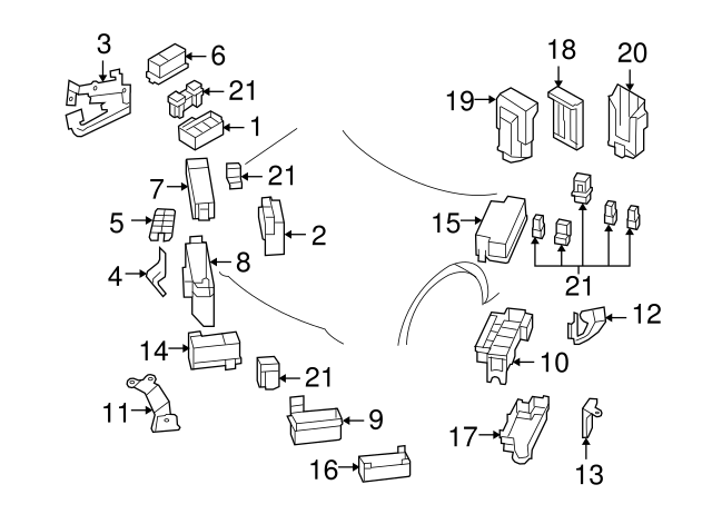 2009-2017 Infiniti Rear Cover 284B9-1CA0A | INFINITI Parts ...