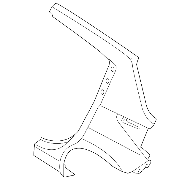 2007-2012 Nissan Versa Quarter Panel - Driver's Side (LH) G8101-EL030 ...