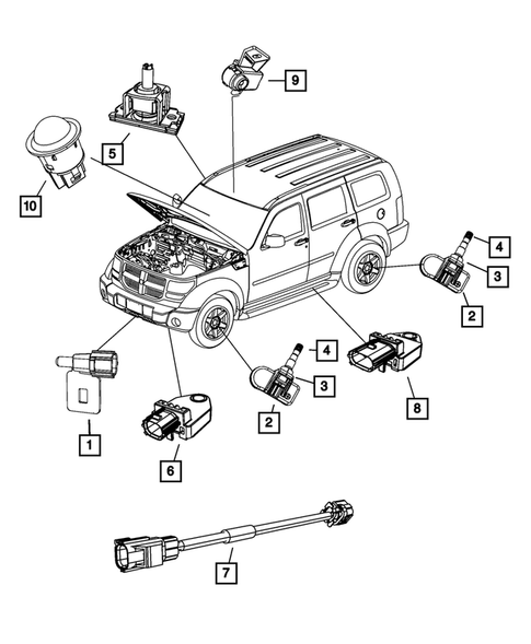 Sensors for 2010 Jeep Liberty | Mopar Parts Store