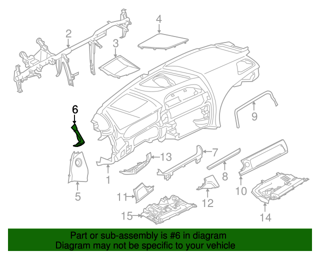 51459254857 - 2012-2019 BMW Upper Cover (51-45-9-254-857) | BMW of ...