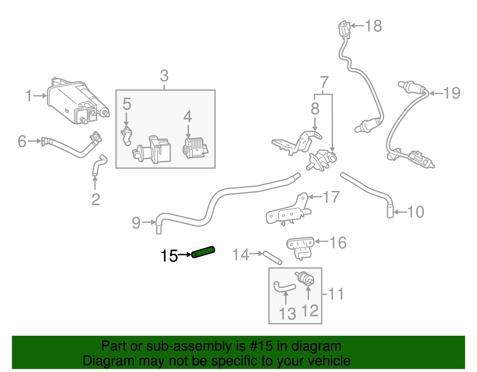 2018-2022 Toyota C-HR 2018-2022 Toyota C-HR - Air Hose 17341-37070 ...