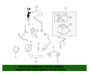 12204-20010 - PCV Valve 1994-2001 Lexus | Lexus of Stevens Creek Parts
