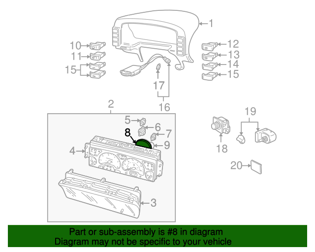 Genuine OEM Body Control Module Part# YWC000310 Fits 1999-2004 Land ...