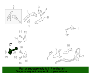 79380-G2000 - Door Check 2017-2022 Hyundai Ioniq | AutoNationParts.com