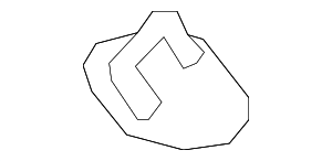 81210-C5000 - Lift-Gate Lock Striker Plate 2016-2023 Kia | Kia.Parts Store