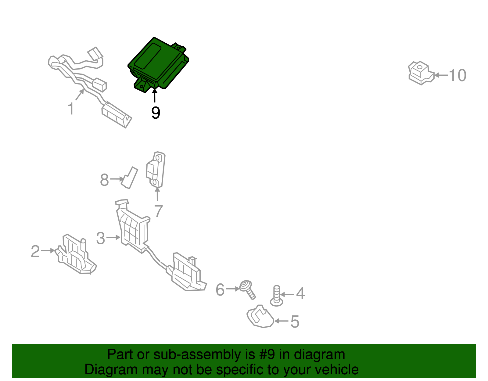2016-2019 Kia Sorento Control Module 95470-C5100 | TascaParts.com