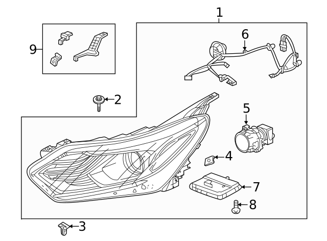 86541971 - Headlamp AwesomeParts.com
