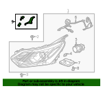 2018-2021 Chevrolet Equinox Headlamp Mounting Panel Bracket 84477074 GM ...