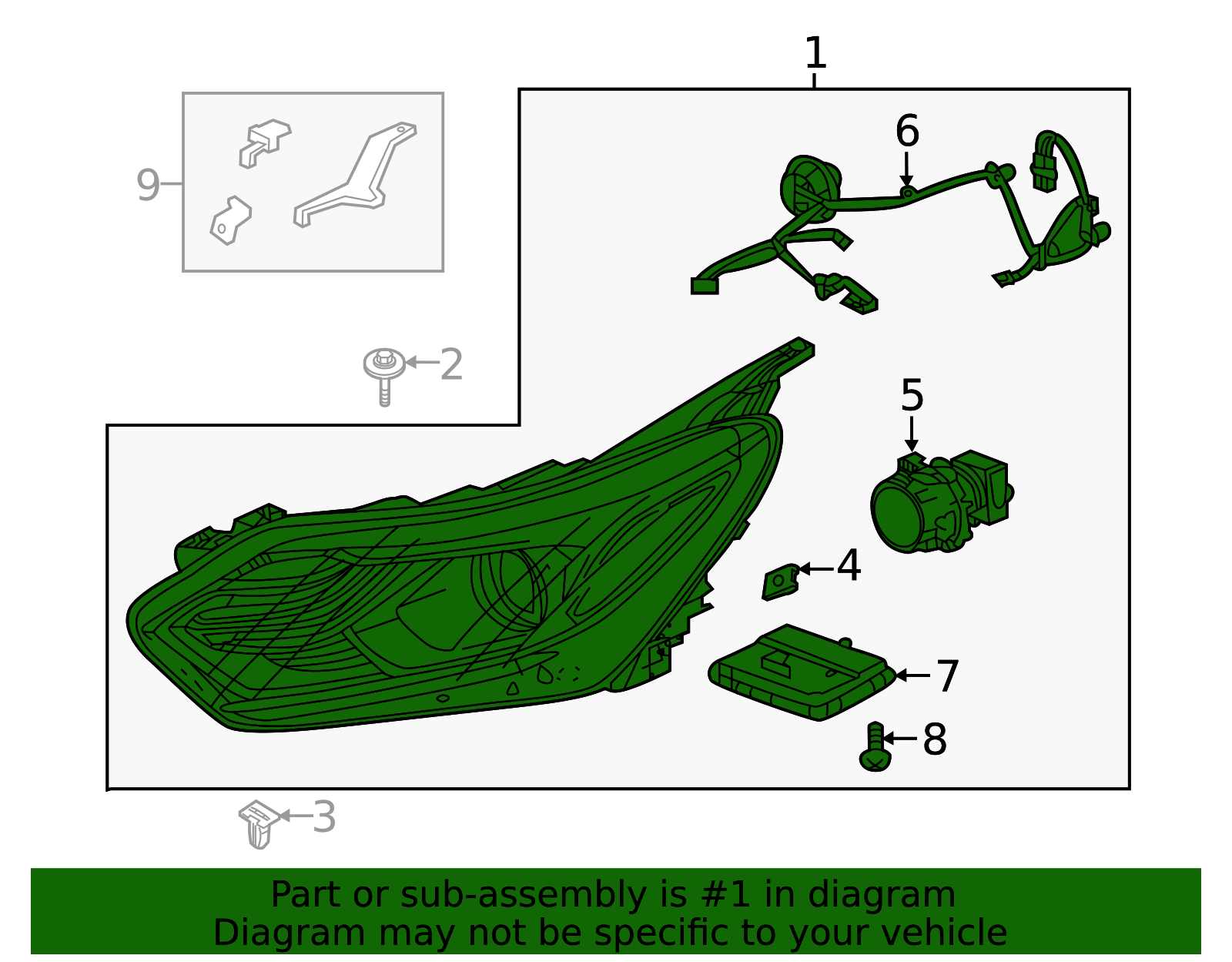 Headlamp 86541972 GM | GMPartsDirect.com