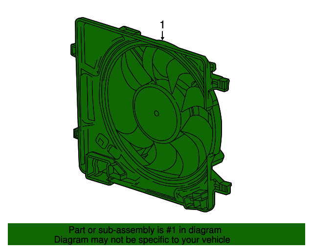 95942353 - Engine Cooling Fan 2013-2015 Chevrolet Spark | Chevrolet ...