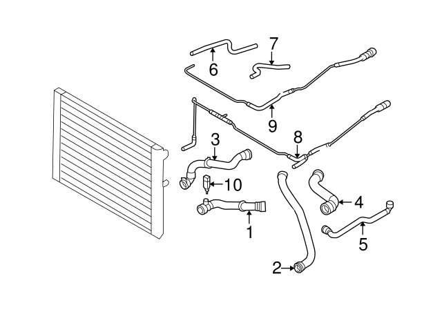 Genuine BMW 11-53-7-834-754 | Vent Hose | FREE Shipping on Most Orders ...