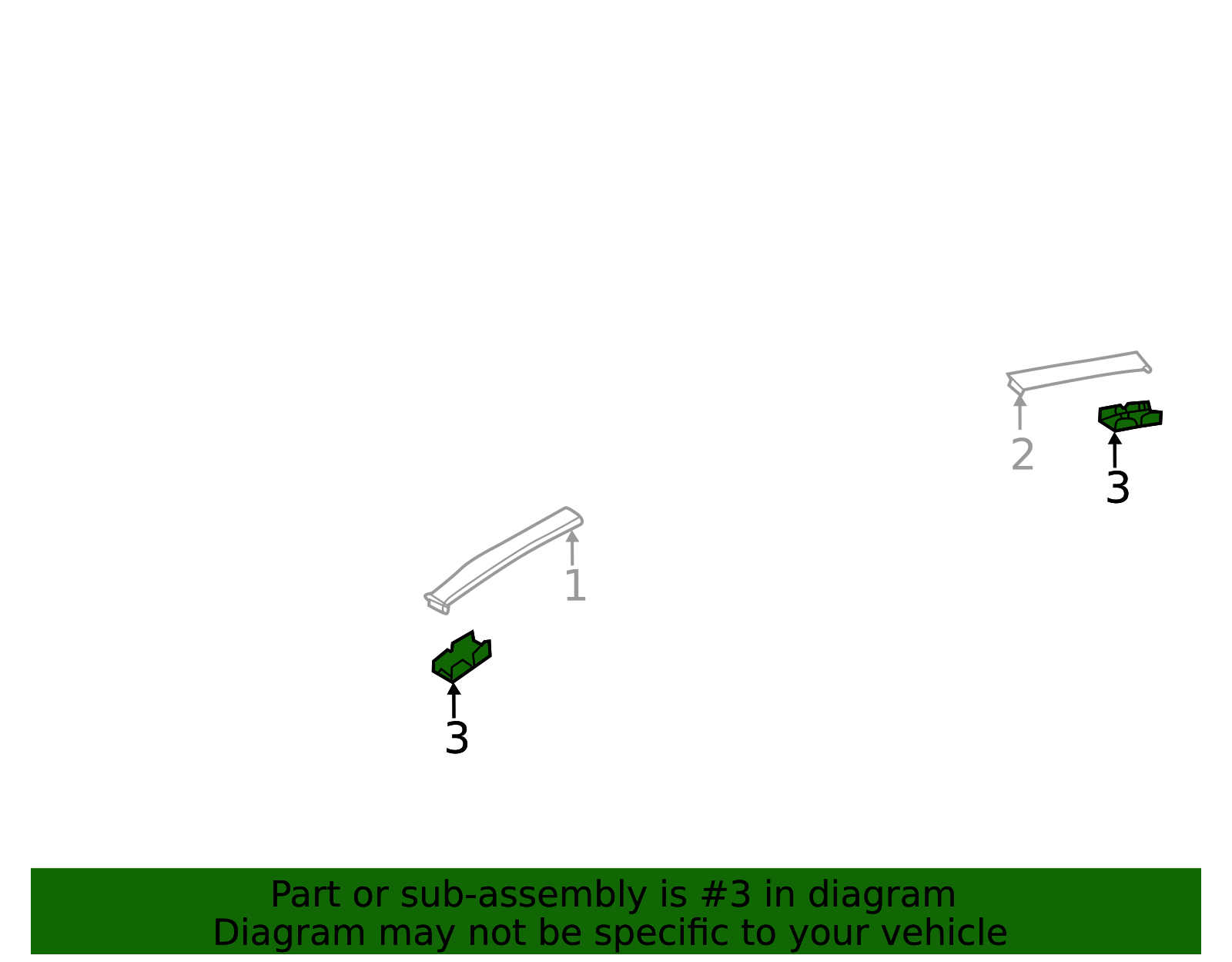 75561-02020 - Drip Molding Clip 2004-2025 Lexus | Lexus Parts Outlet