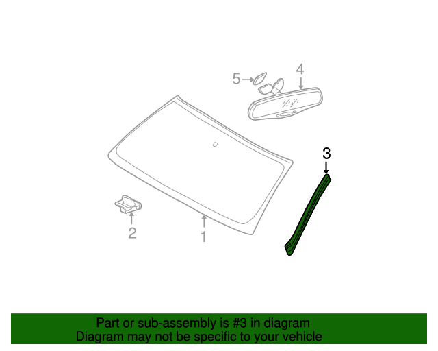 15291275 - OEM GM Reveal Molding | GMPartsCenter.net | GM Parts Center
