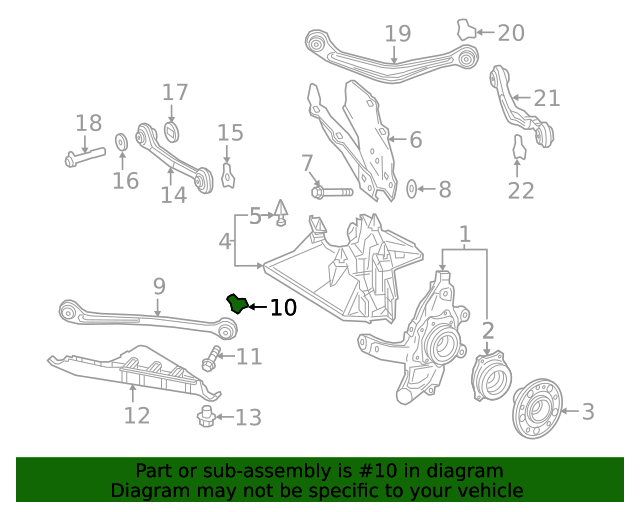 000-994-68-10 - Ft Upper Control Arm Washer 2018-2023 Mercedes-Benz ...