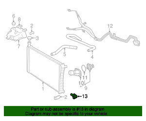 2010-2020 GM OEM NEW 2010-20 GM Buick Chevrolet Radiator Coolant ...