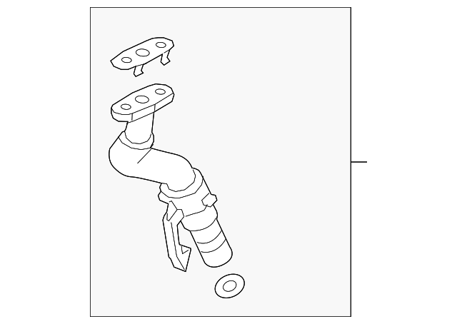 28290069 - Turbocharger Oil Return Pipe Chevrolet Parts Direct