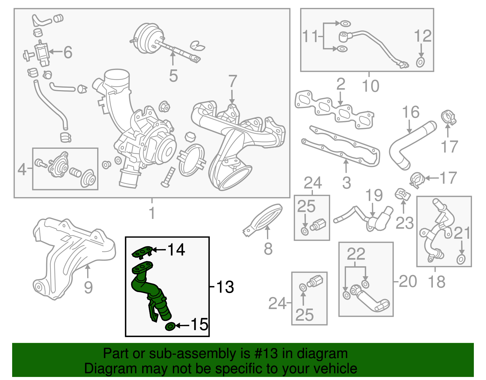 28290069 - Turbocharger Oil Return Pipe Chevrolet Parts Direct