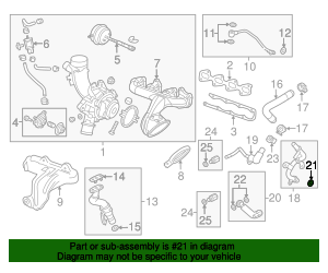 2011-2021 GM Engine Oil Cooler Pipe Seal 55568540 | GMPartsDirect.com