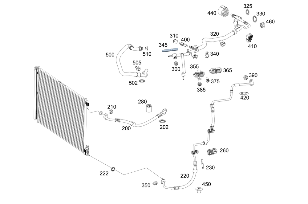 167-830-70-00 - Refrigerant Line 2020-2025 Mercedes-Benz | Mercedes ...