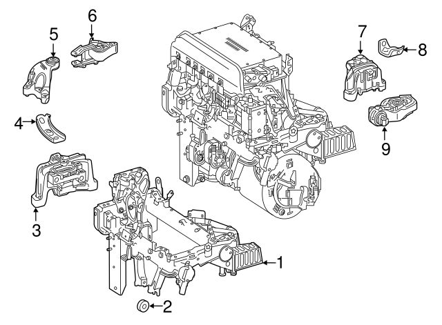 246-240-11-09 - Side Mount Bracket 2015-2017 Mercedes-Benz | Mercedes ...