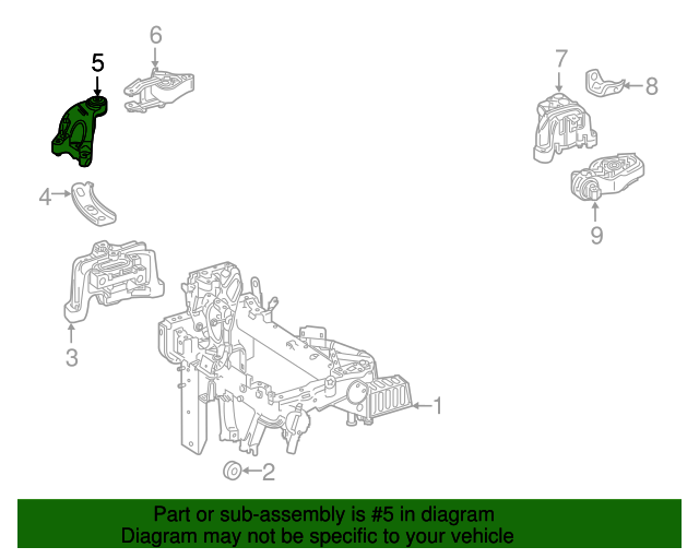 246-240-11-09 - Side Mount Bracket 2015-2017 Mercedes-Benz | Mercedes ...