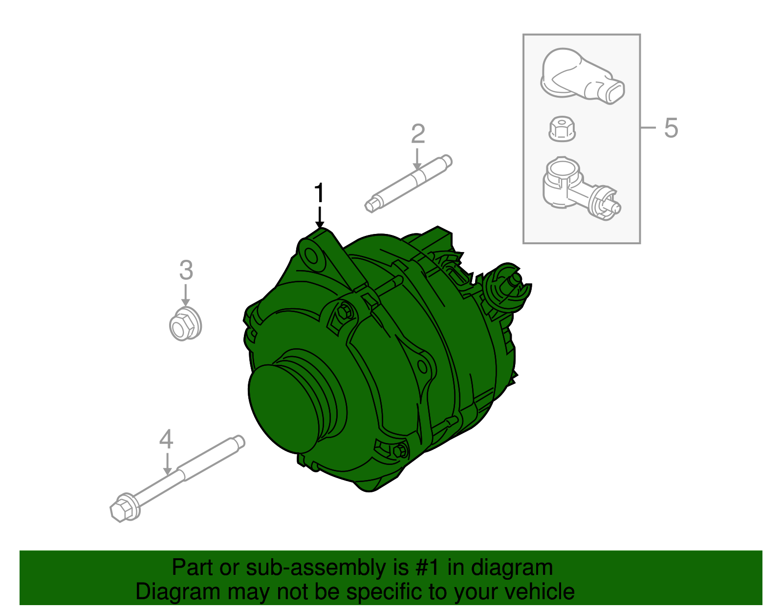2008-2019 Ford Alternator DG1Z-10346-F | TascaParts.com