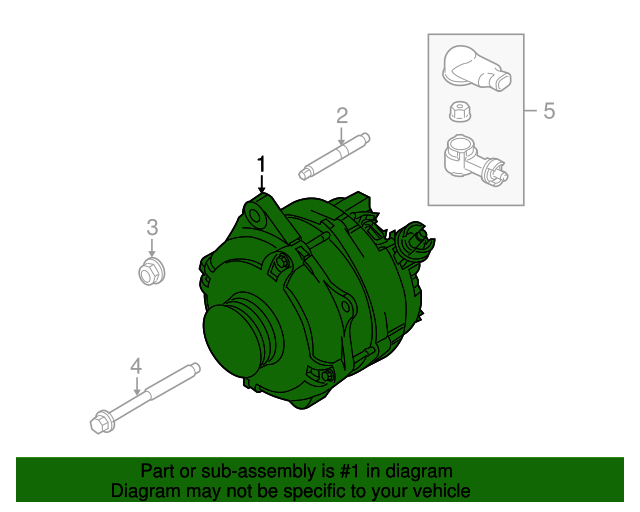 DG1Z-10346-B - Alternator - 2010-2019 Ford | OEM Ford Parts Outlet