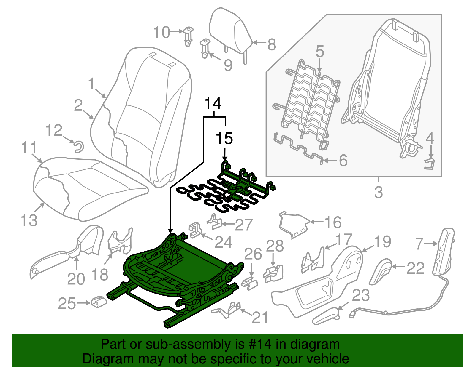 2019-2020 Mazda CX-3 Seat Frame DB4B-88-H50A | RealMazdaParts.com