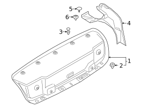 51497417349 - 2019-2024 BMW Gutter (51-49-7-417-349) | BMW of South ...