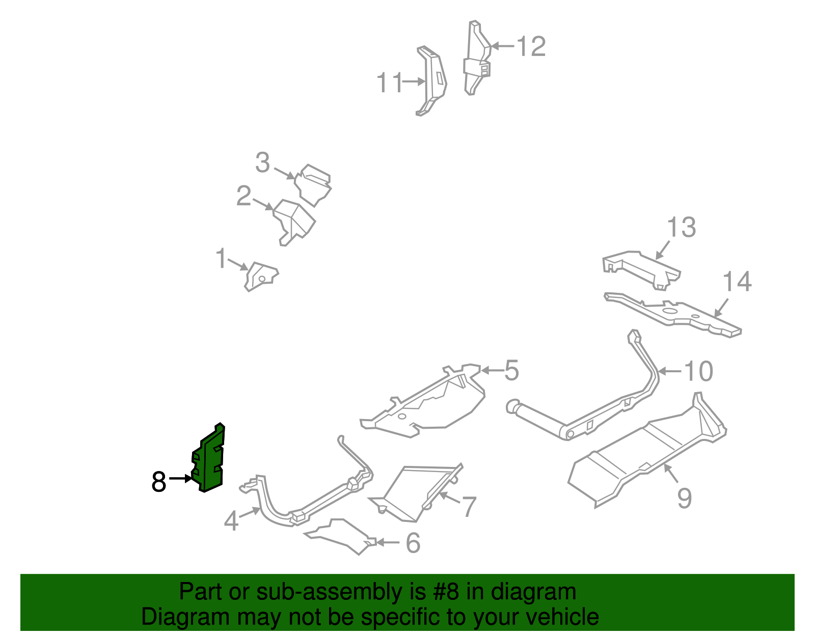 41-13-7-187-093 - Baffle Plate - 2009-2019 BMW | Buy BMW Parts Now