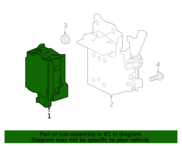 28438-5RL1A - Distance Sensor 2018-2019 Nissan Kicks | Nissan Parts ...