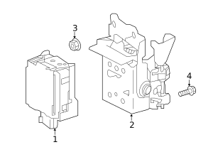 2018-2019 Nissan Kicks Mount Bracket 28452-5RA1B | OEM Parts Online