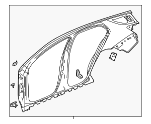 2018-2024 Chevrolet Equinox Driver Side Body Side Outer Panel 84372732 ...