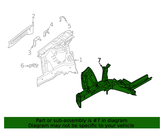 2020-2024 Hyundai Venue Rail Assembly 64602-K2000 | OEM Parts Online