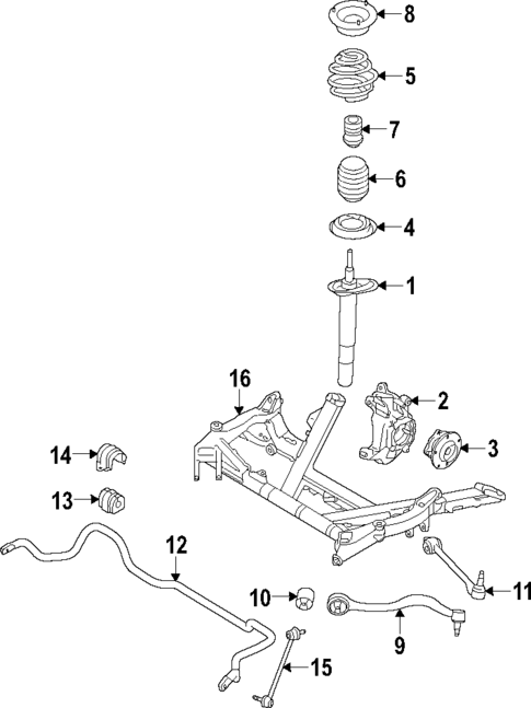 Front Suspension for 2018 BMW 440i xDrive Gran Coupe | Genuine BMW Parts