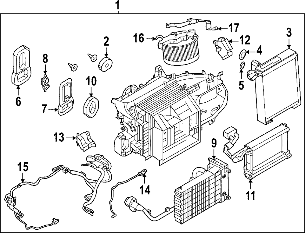 2025 Nissan ARIYA Blower Assembly 27210-5MS6A | Bill Kay Nissan Parts