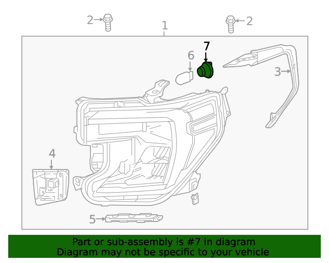 2019-2024 GM Headlamp Socket 84389022 GM | GMPartsDirect.com
