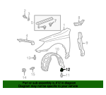 1998-2025 Toyota Protector Grommet 90189-06211 | Toyota Parts Center