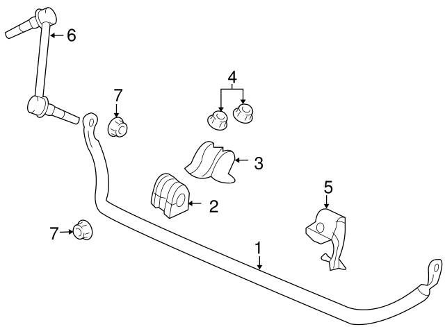 92219337 - OEM GM Stabilizer Bar Bushing | GMPartsCenter.net | GM Parts ...
