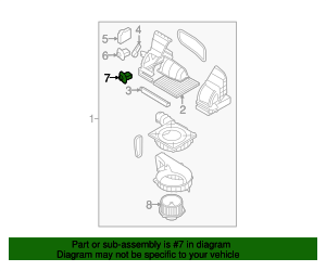 2005-2022 Hyundai HVAC Blower Motor Resistor 97035-1E100 | OEM Parts Online