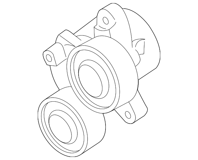 11287810807 - 2014-2018 BMW Accessory Drive Belt Tensioner Assembly (11 ...