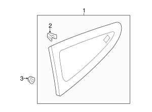 2012-2017 Hyundai Veloster Quarter Glass 87810-2V000 | OEM Parts Online